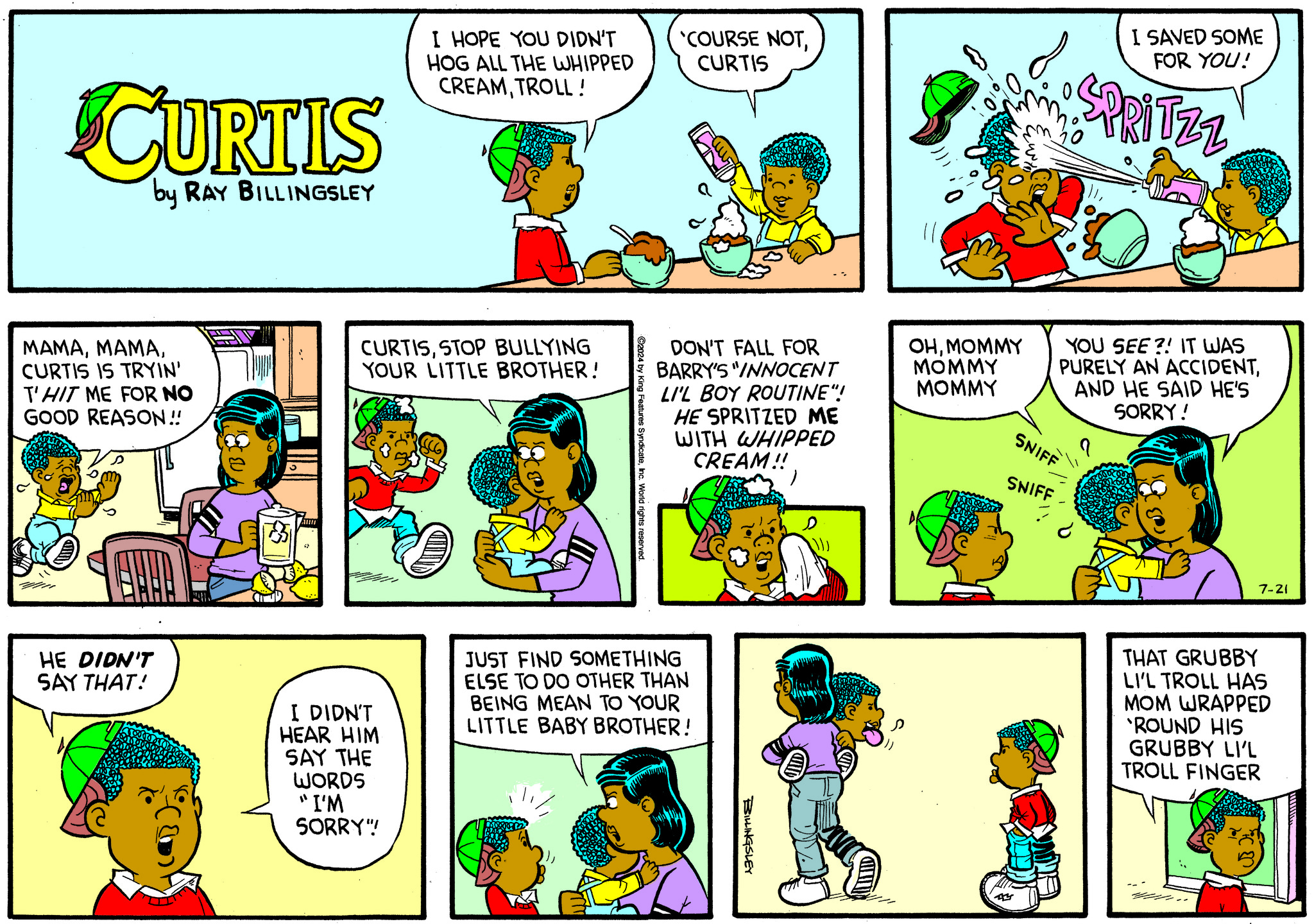 Curtis Comic Strip 2024-07-21 | Comics Kingdom