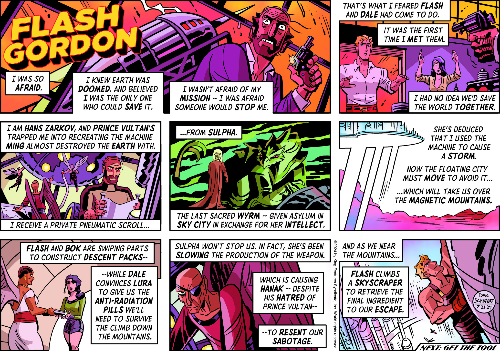 Flash Gordon Comic Strip 2024-07-21 | Comics Kingdom