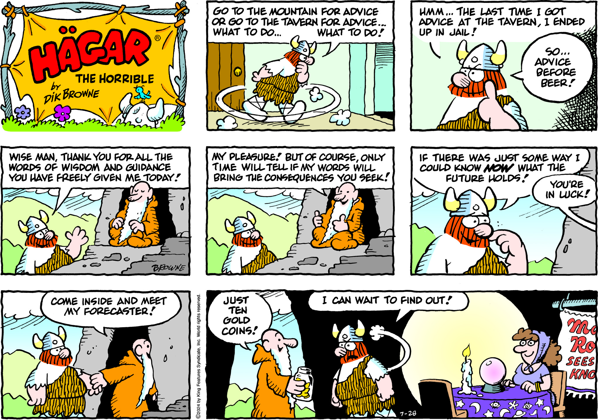 Hagar The Horrible Comic Strip 2024-07-28 | Comics Kingdom