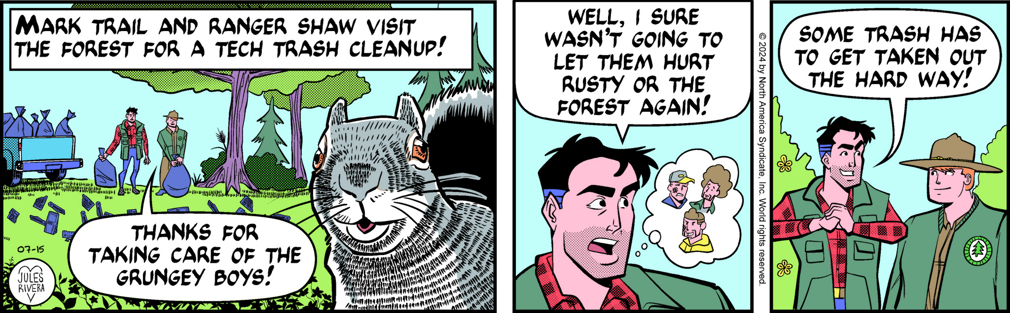 Mark Trail Comic Strip 2024-07-15 | Comics Kingdom