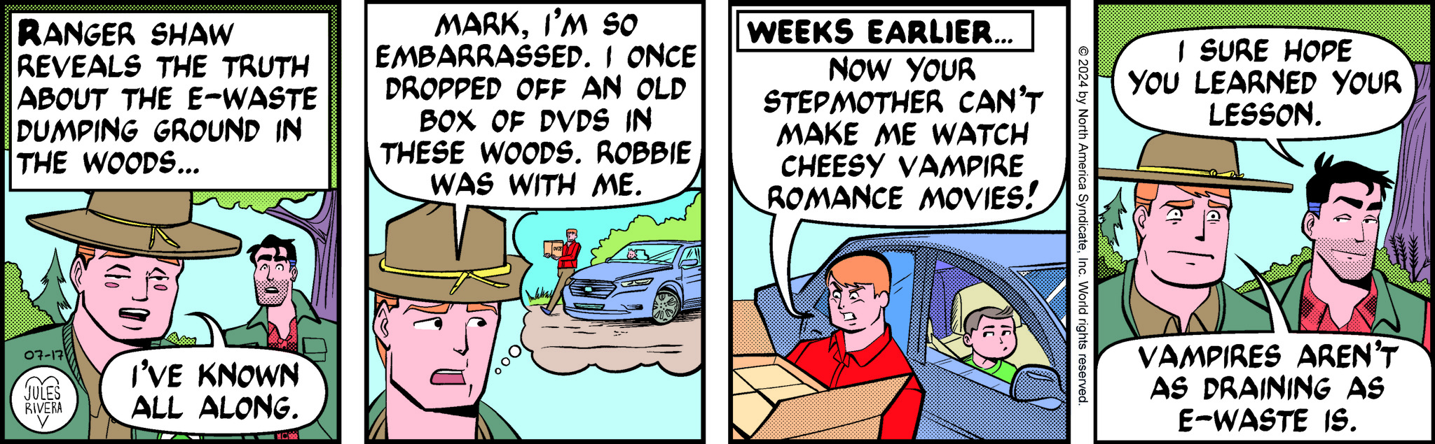 Mark Trail Comic Strip 2024-07-17 | Comics Kingdom