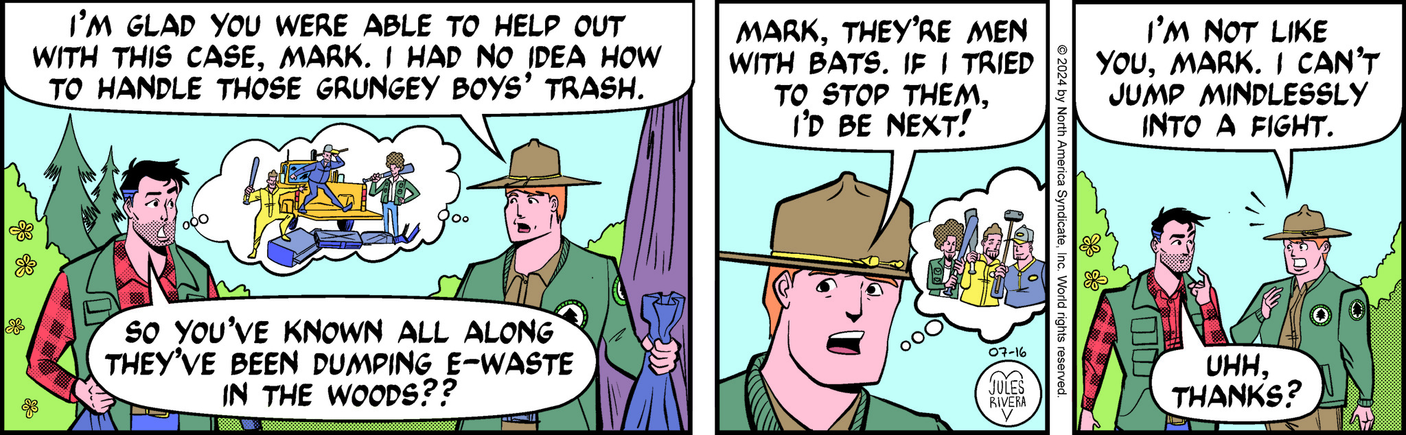 Mark Trail Comic Strip 2024-07-16 | Comics Kingdom