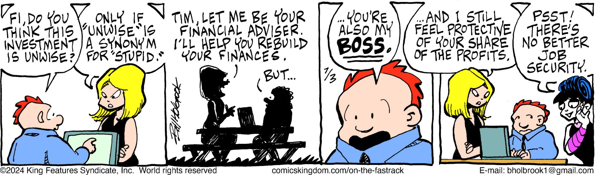 On The Fastrack Comic Strip 2024-07-03 | Comics Kingdom