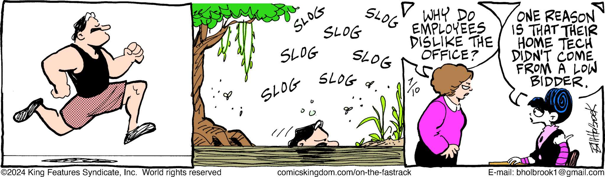 On The Fastrack Comic Strip 2024-07-10 | Comics Kingdom