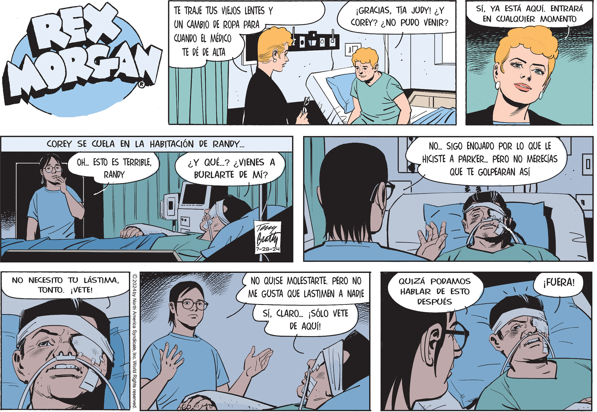 Rex Morgan M.D. Comic Strip 2024-07-28 | Comics Kingdom