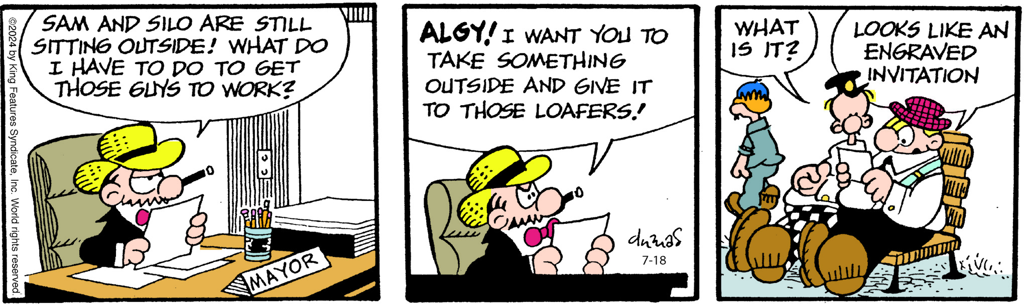Sam And Silo Comic Strip 2024-07-18 | Comics Kingdom