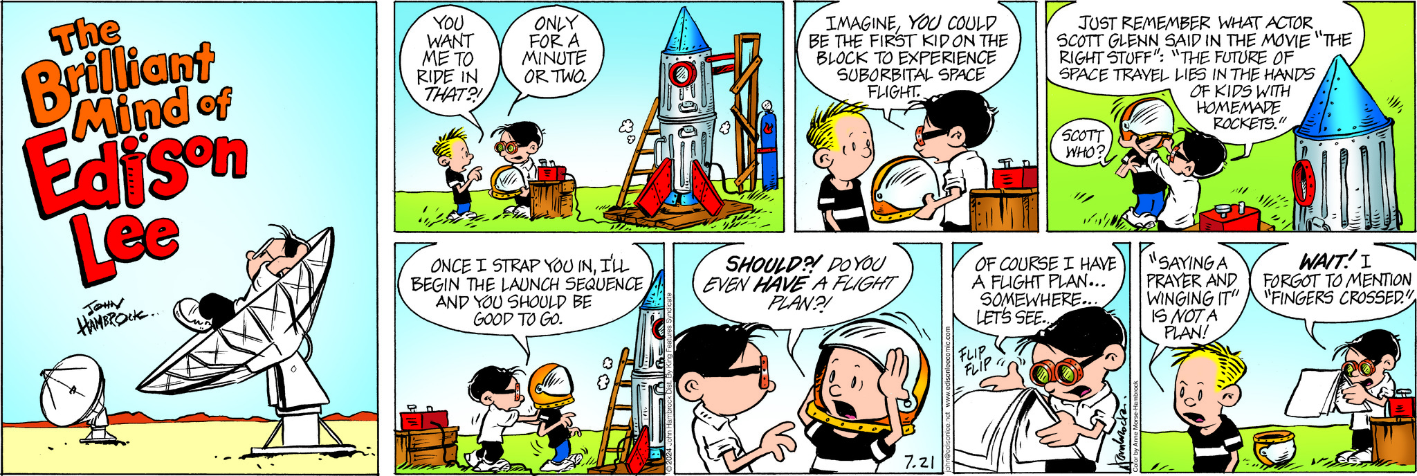 The Brilliant Mind Of Edison Lee Comic Strip 2024-07-21 | Comics Kingdom