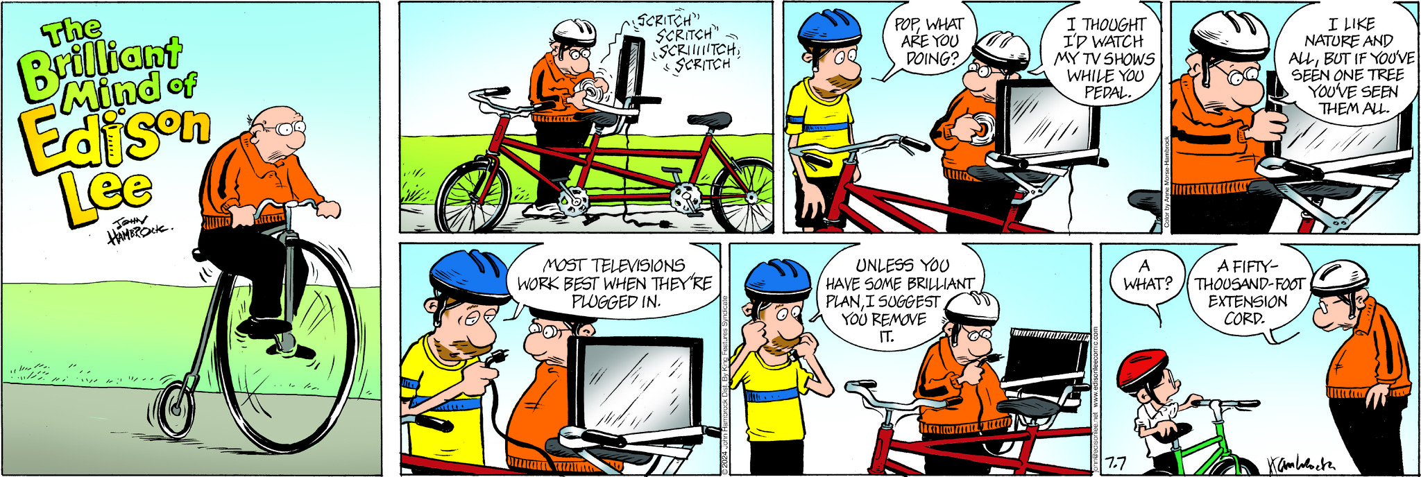 The Brilliant Mind Of Edison Lee Comic Strip 2024-07-07 | Comics Kingdom