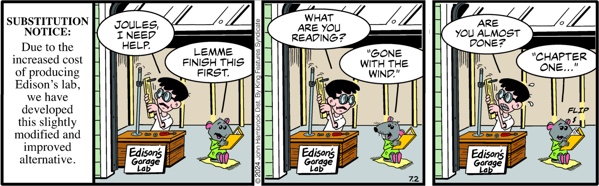 The Brilliant Mind Of Edison Lee Comic Strip 2024-07-02 | Comics Kingdom