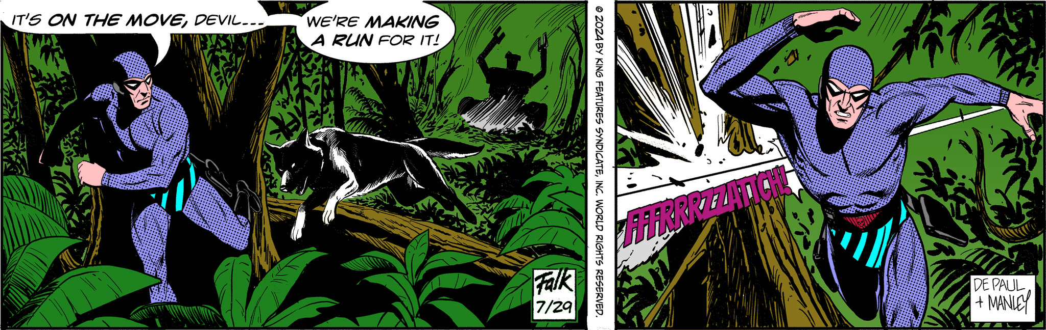 The Phantom Comic Strip 2024-07-29 | Comics Kingdom