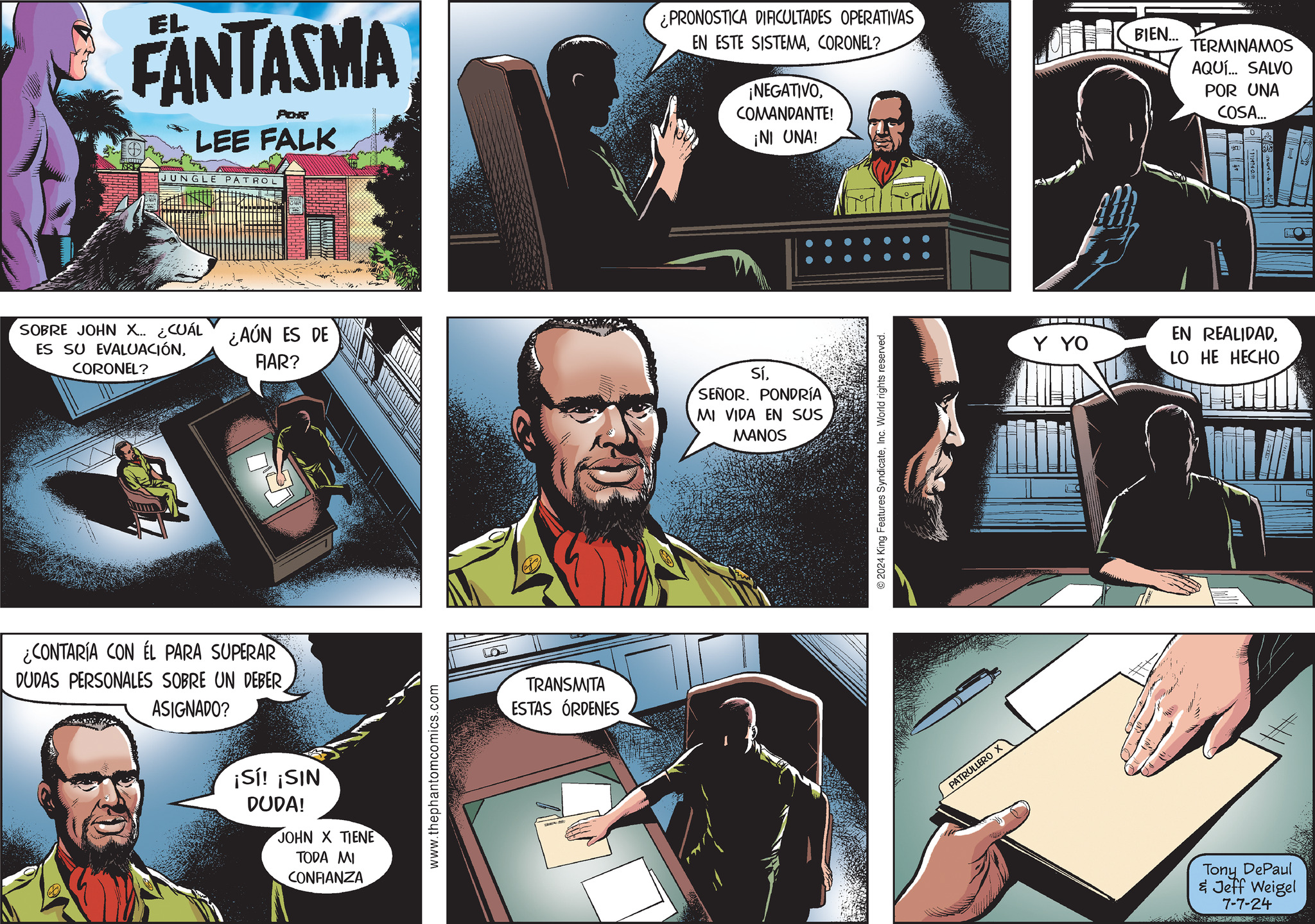 The Phantom Comic Strip 2024-07-07 | Comics Kingdom