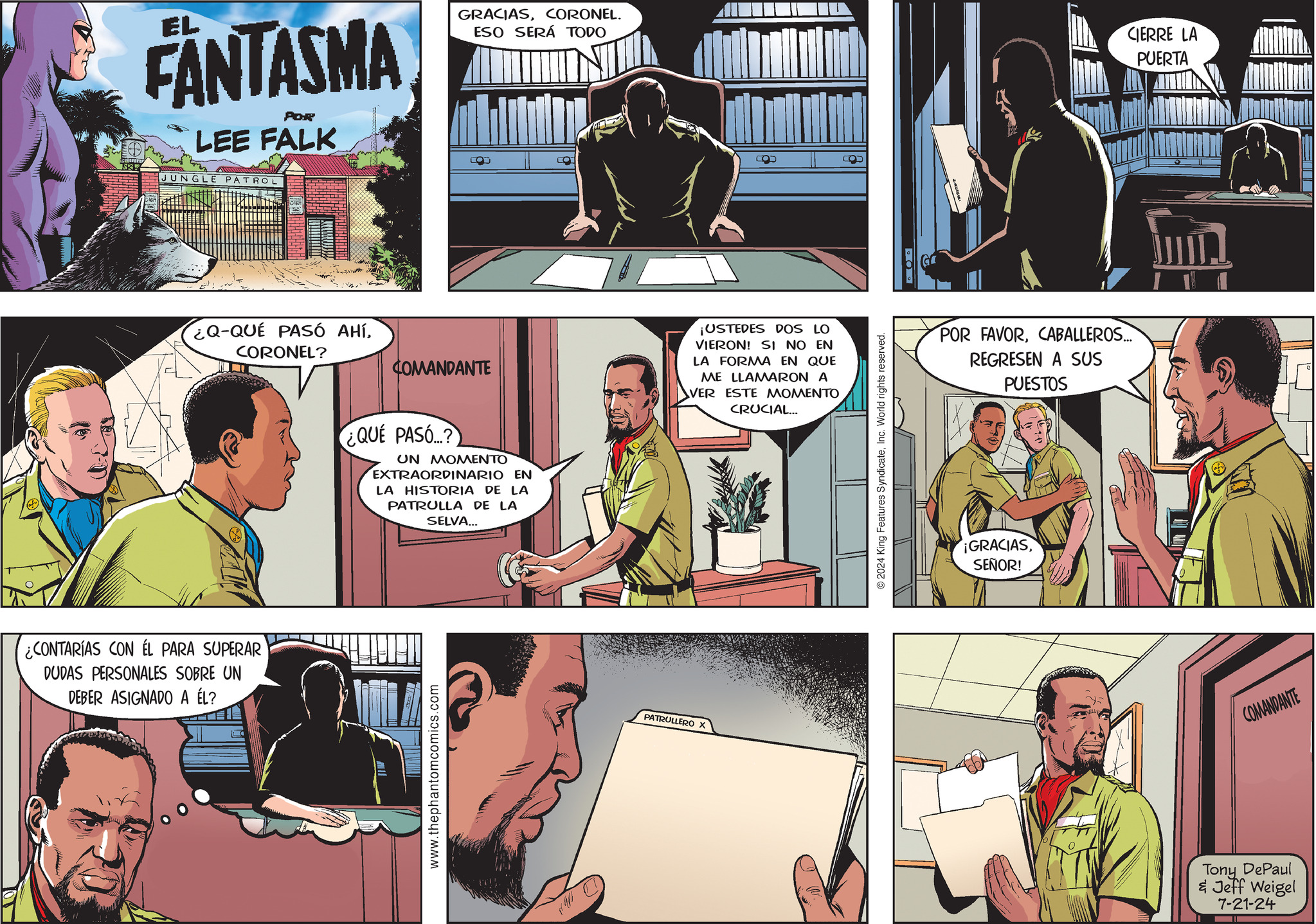 The Phantom Comic Strip 2024-07-21 | Comics Kingdom