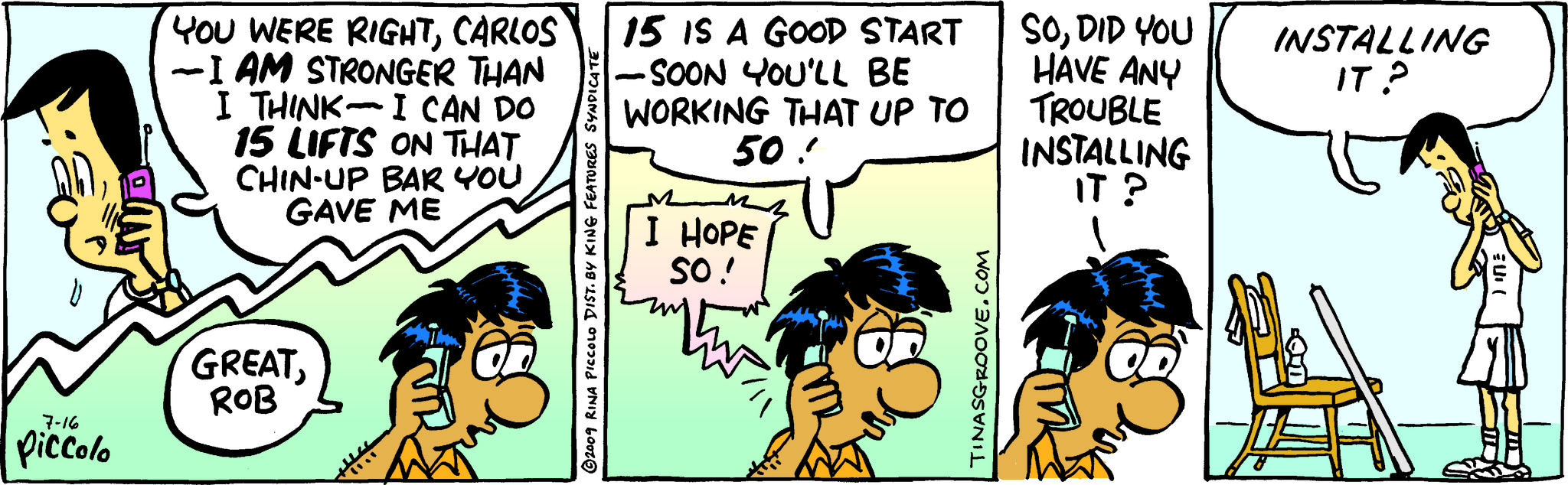Tina’s Groove Comic Strip 2024-07-18 | Comics Kingdom
