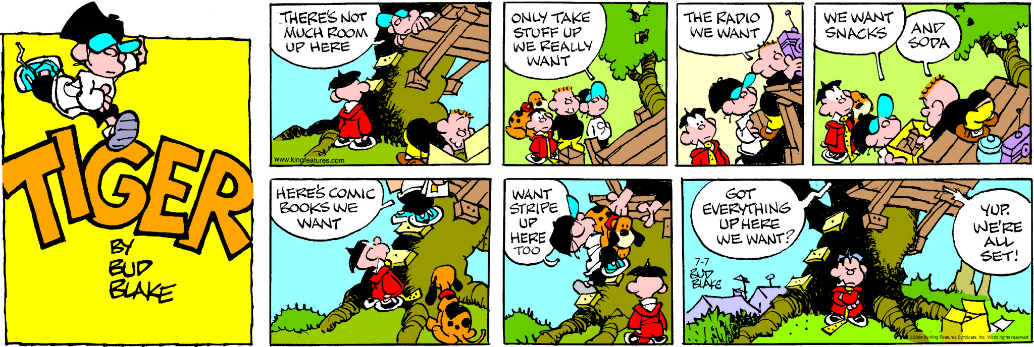 Tiger Comic Strip 2024-07-07 | Comics Kingdom