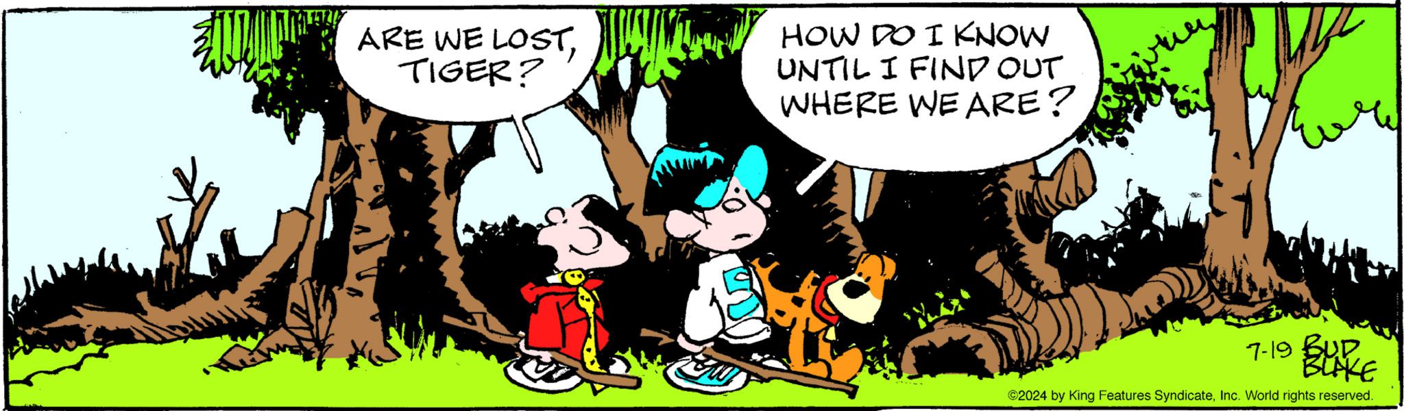 Tiger Comic Strip 2024-07-19 | Comics Kingdom