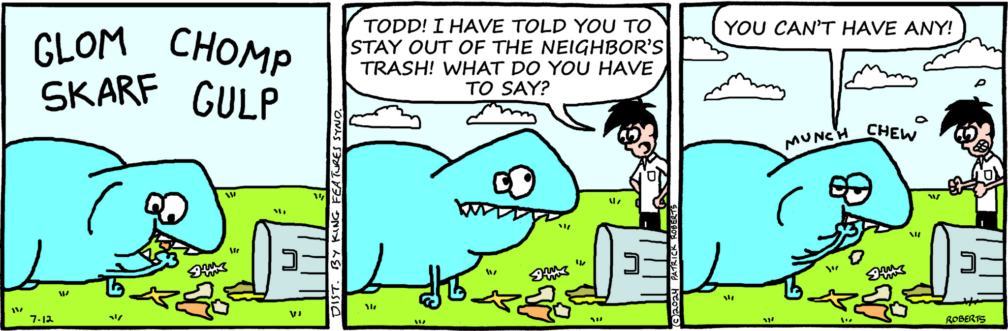 Todd The Dinosaur Comic Strip 2024-07-12 | Comics Kingdom