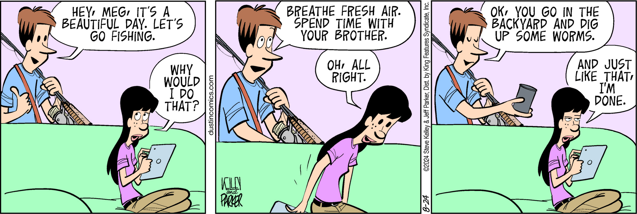 Dustin Comic Strip 2024-08-24 | Comics Kingdom