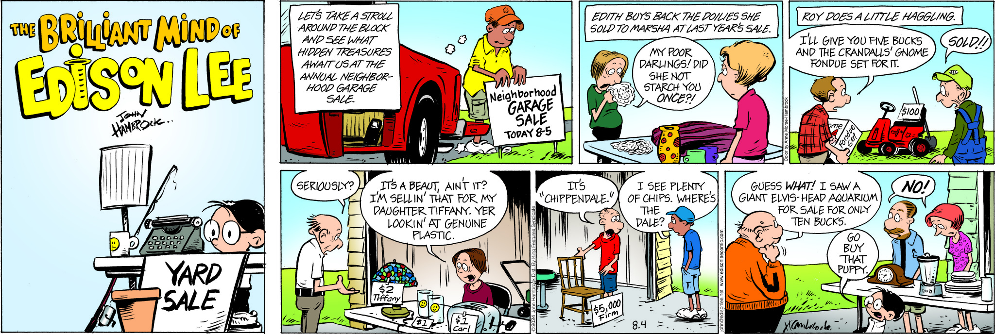 The Brilliant Mind Of Edison Lee Comic Strip 2024-08-04 | Comics Kingdom
