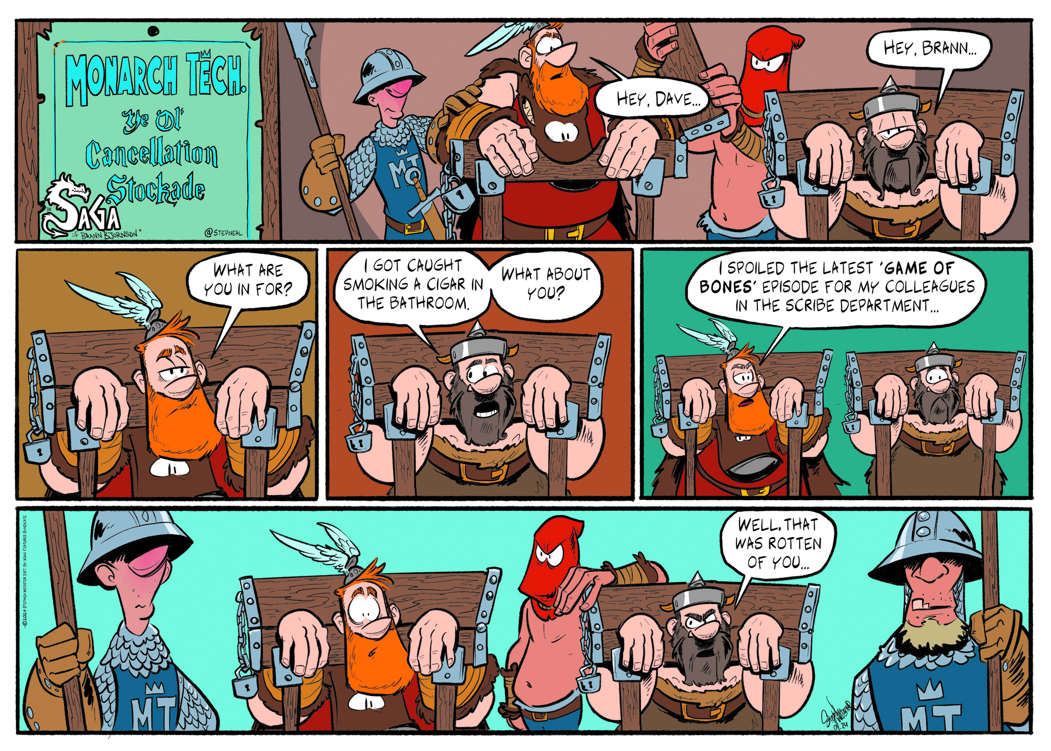 The Saga of Brann Bjornson Comic Strip 2024-08-18 | Comics Kingdom