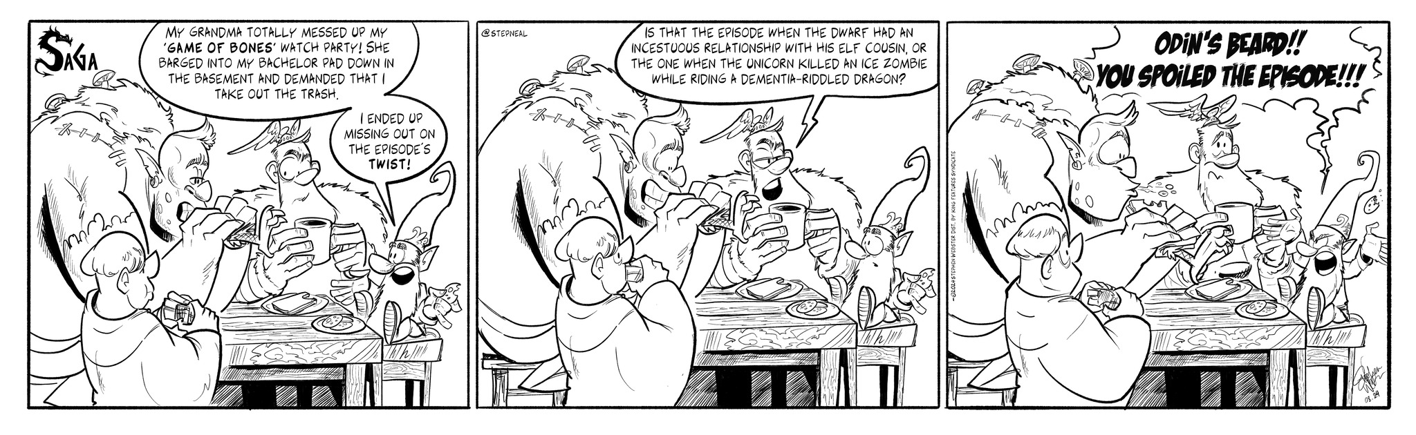 The Saga of Brann Bjornson Comic Strip 2024-08-15 | Comics Kingdom