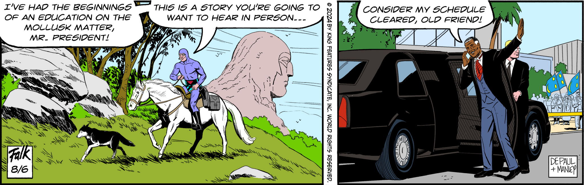 The Phantom Comic Strip 2024-08-06 | Comics Kingdom