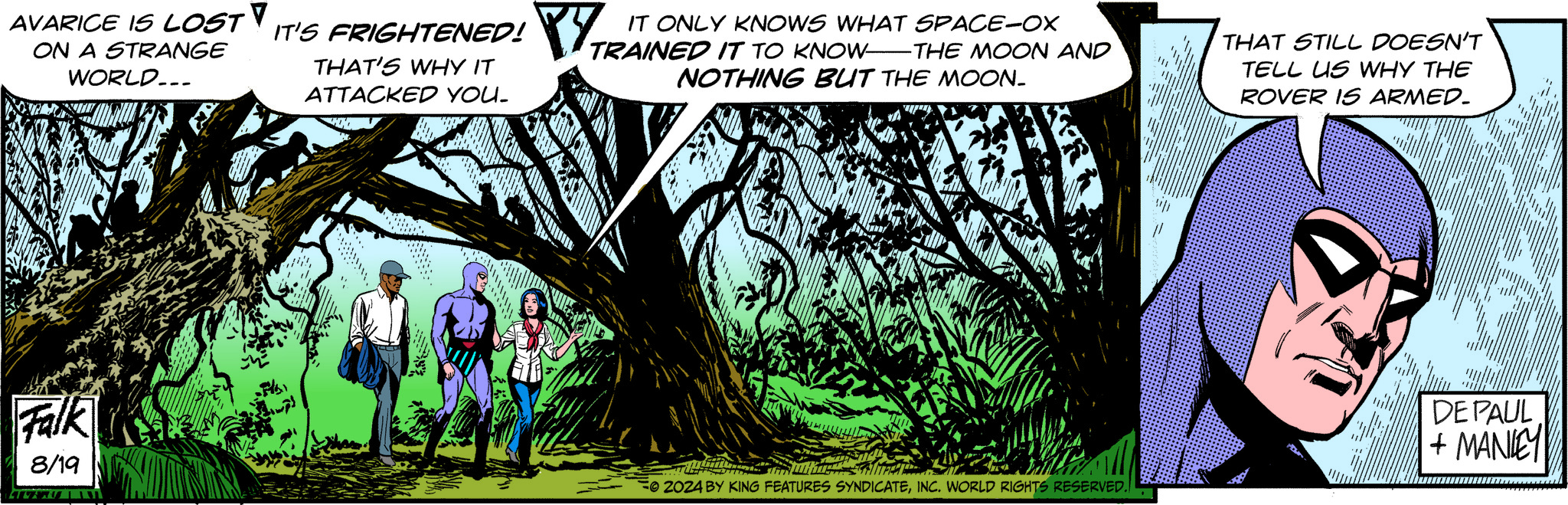The Phantom Comic Strip 2024-08-19 | Comics Kingdom