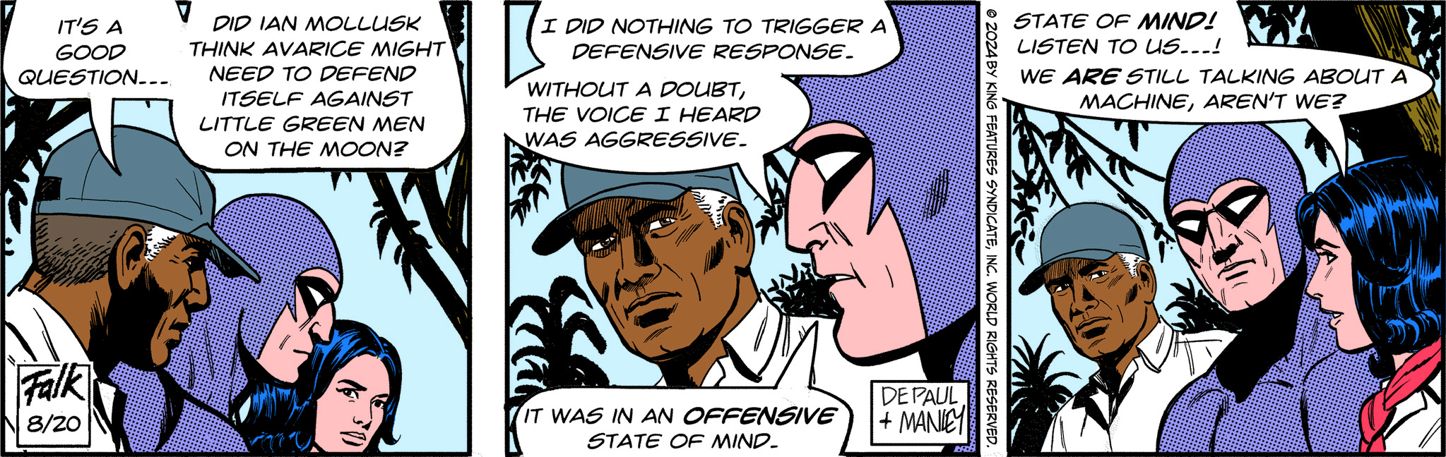 The Phantom Comic Strip 2024-08-20 | Comics Kingdom