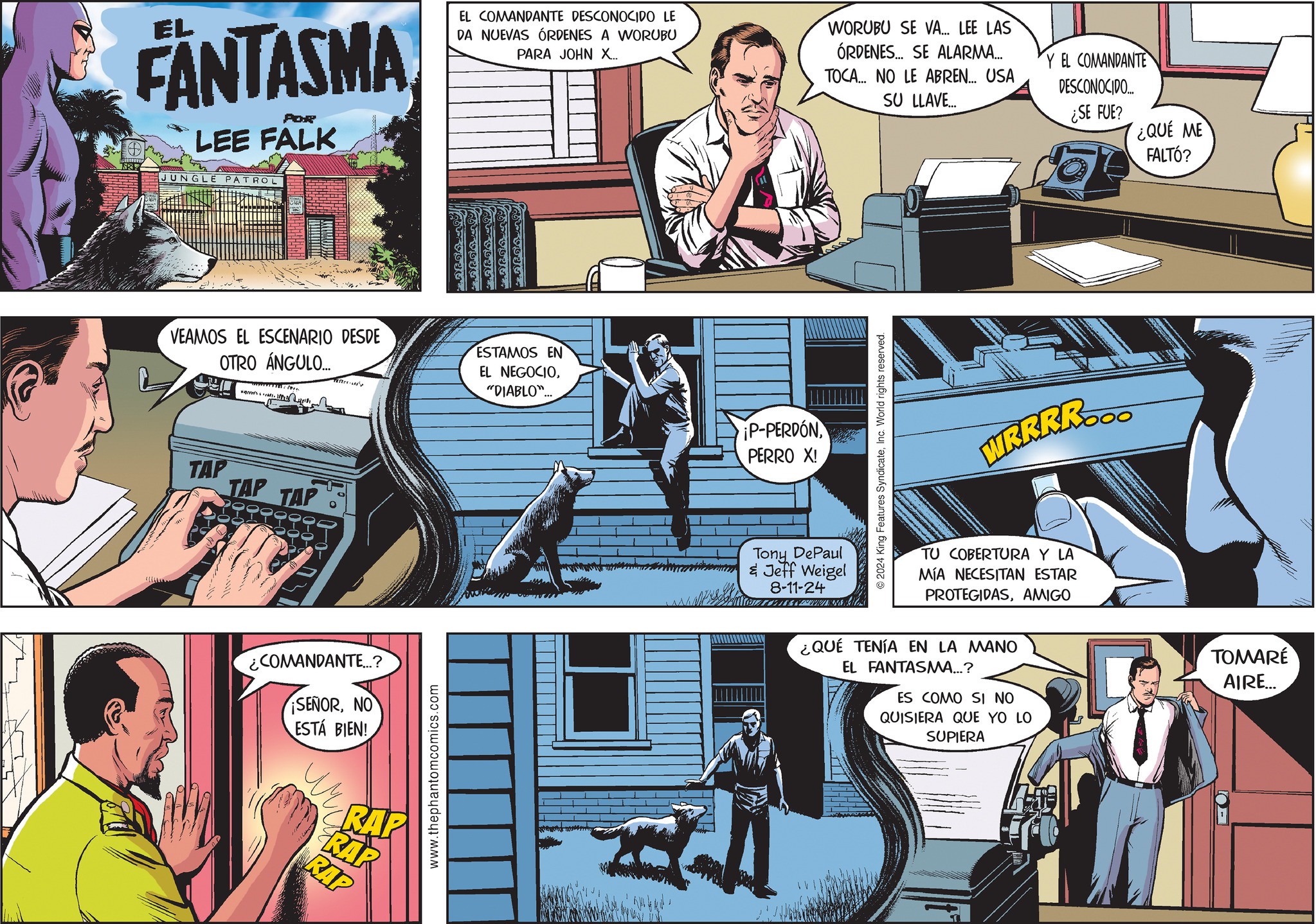 The Phantom Comic Strip 2024-08-11 | Comics Kingdom