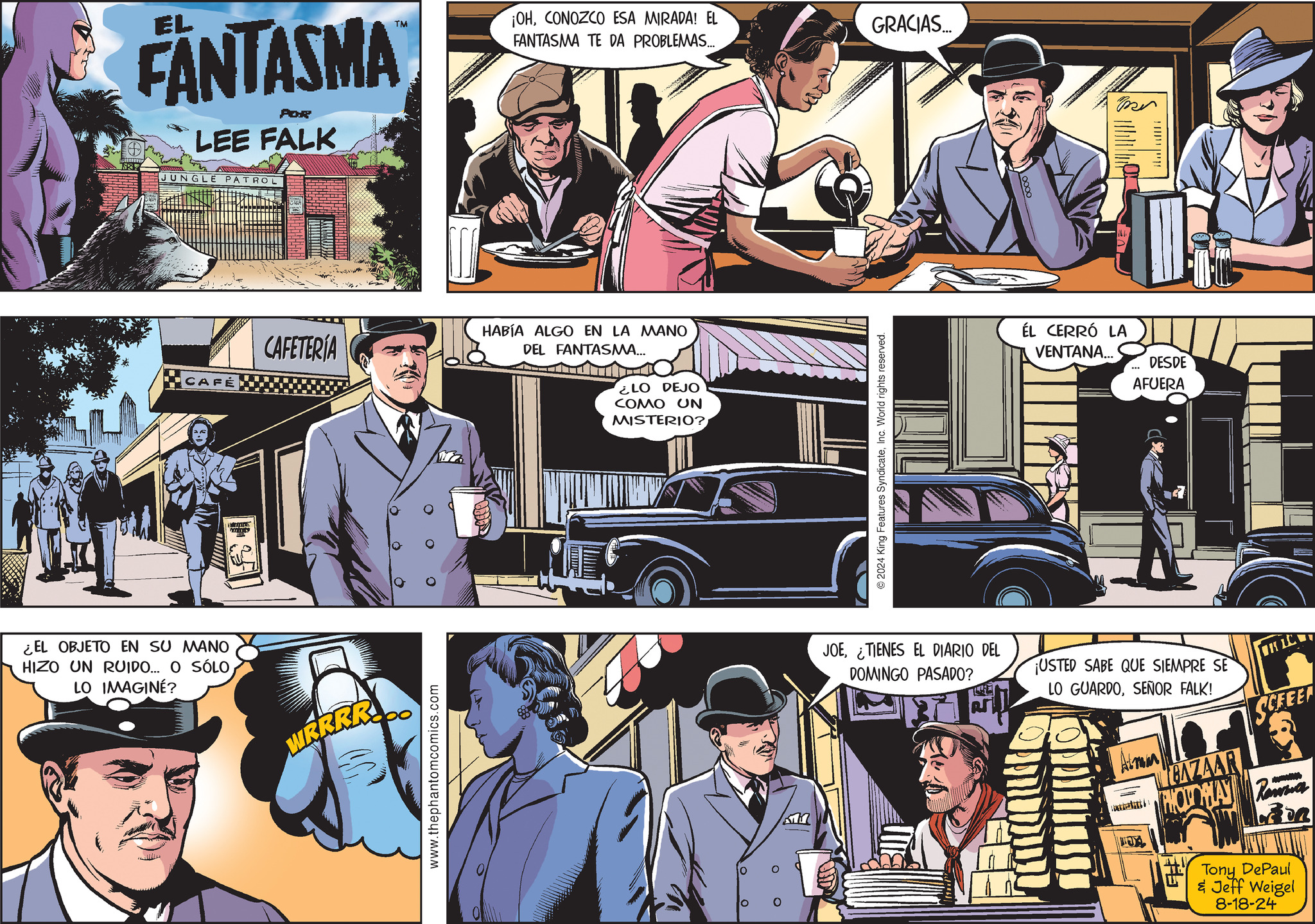 The Phantom Comic Strip 2024-08-18 | Comics Kingdom