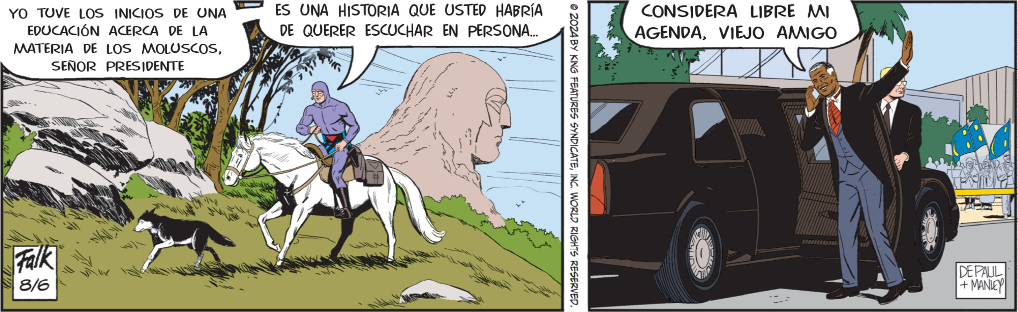 The Phantom Comic Strip 2024-08-27 | Comics Kingdom
