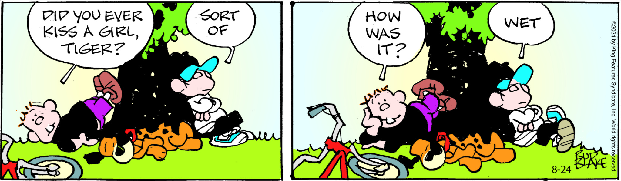 Tiger Comic Strip 2024-08-24 | Comics Kingdom