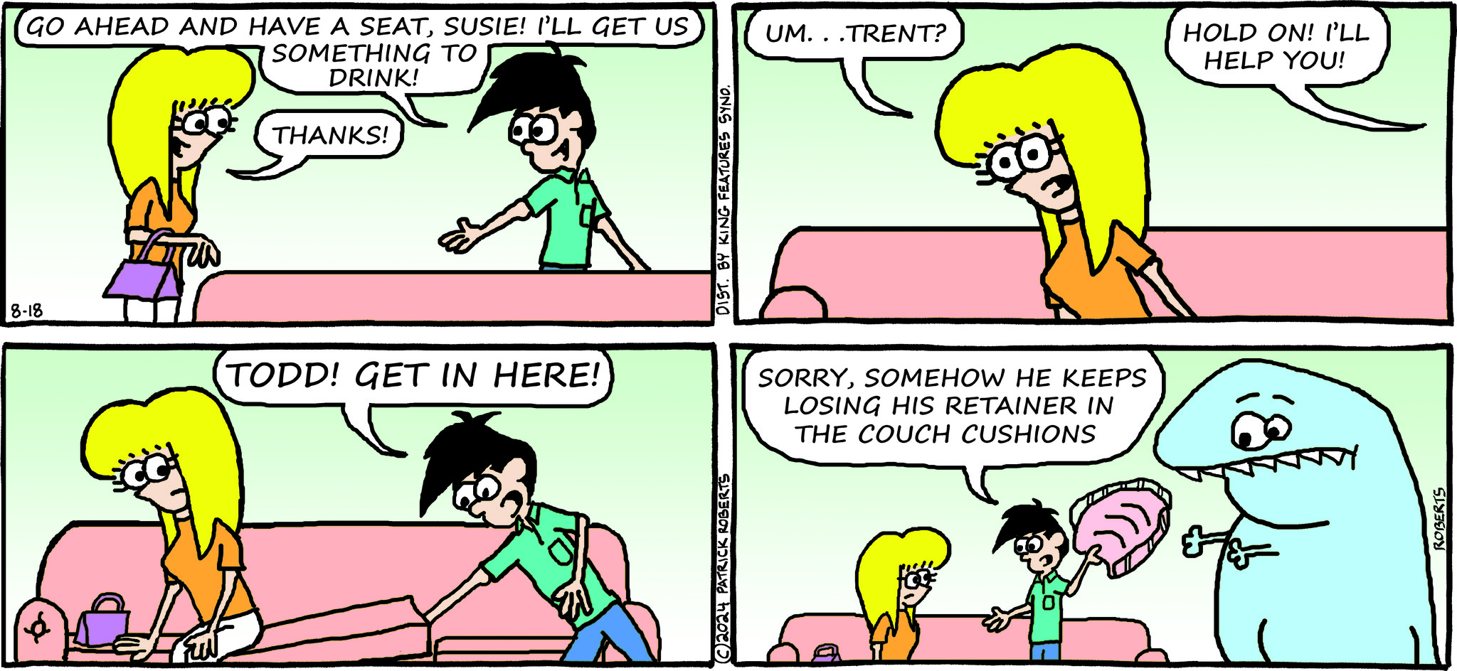 Todd The Dinosaur Comic Strip 2024-08-18 | Comics Kingdom