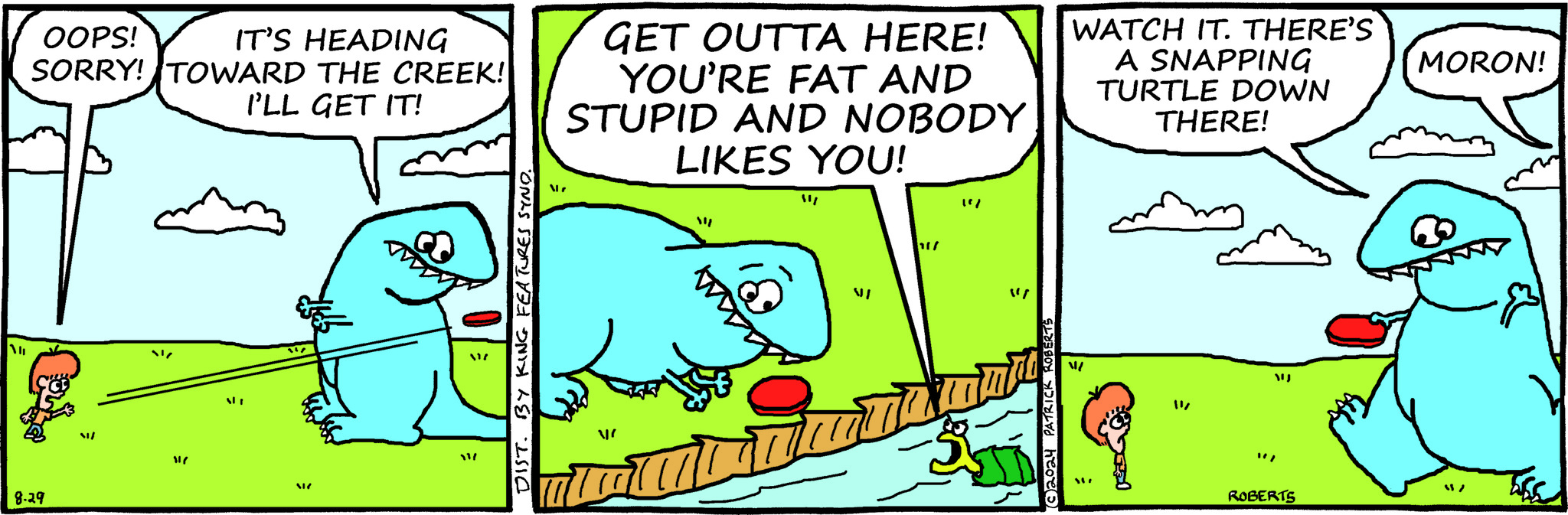 Todd The Dinosaur Comic Strip 2024-08-29 | Comics Kingdom
