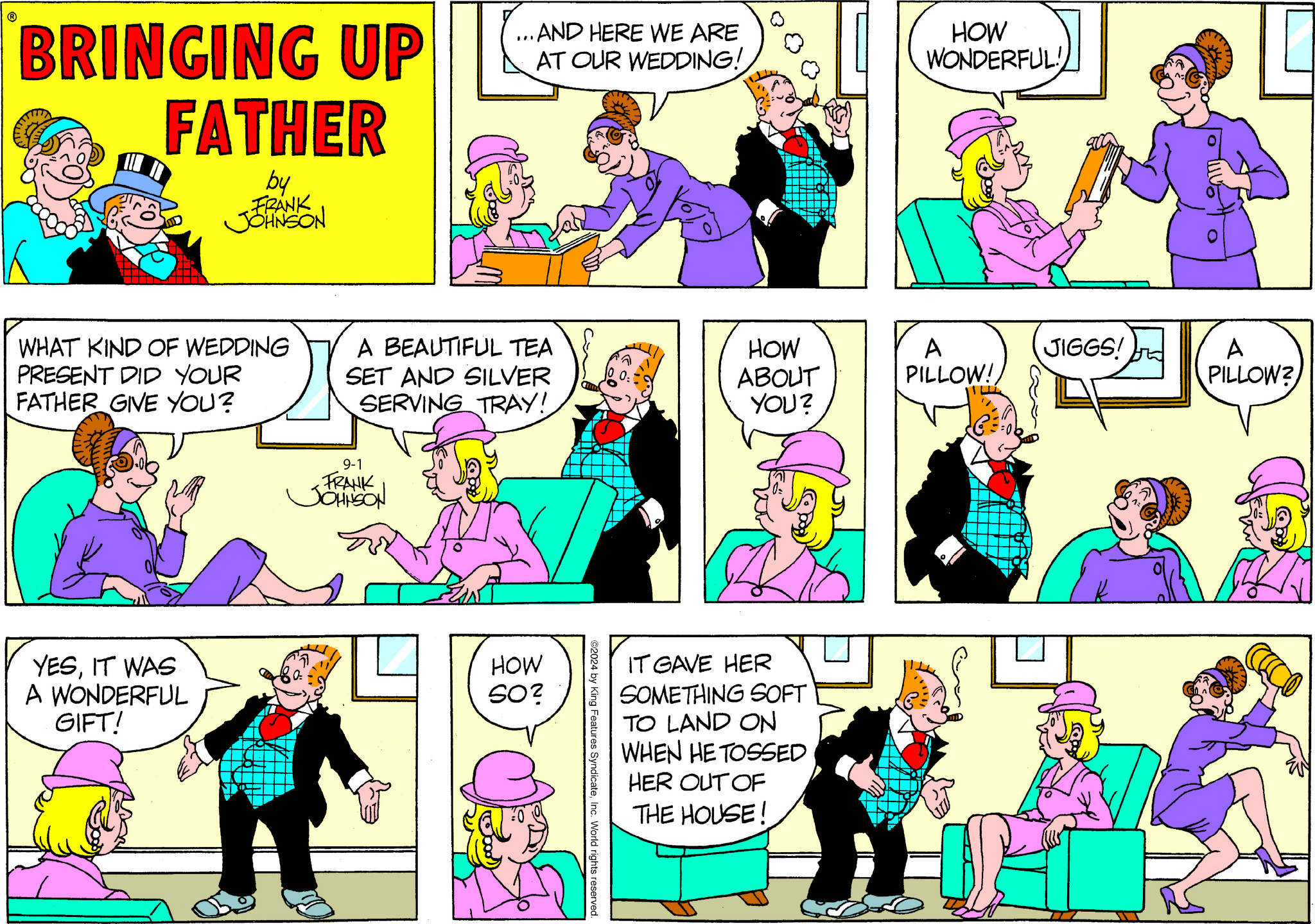 Bringing Up Father Comic Strip 2024-09-01 | Comics Kingdom