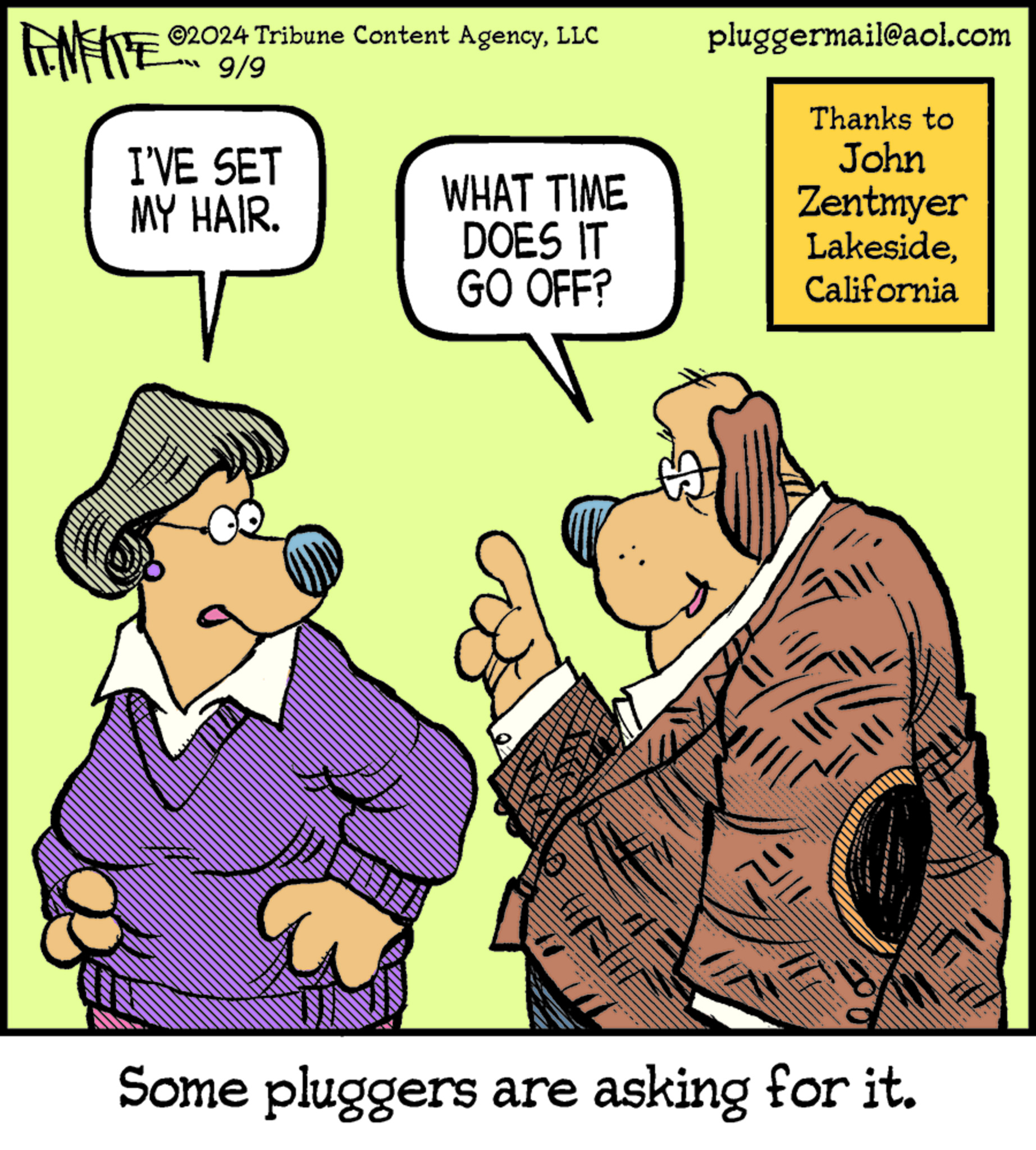 Pluggers Comic Strip 2024-09-09 | Comics Kingdom