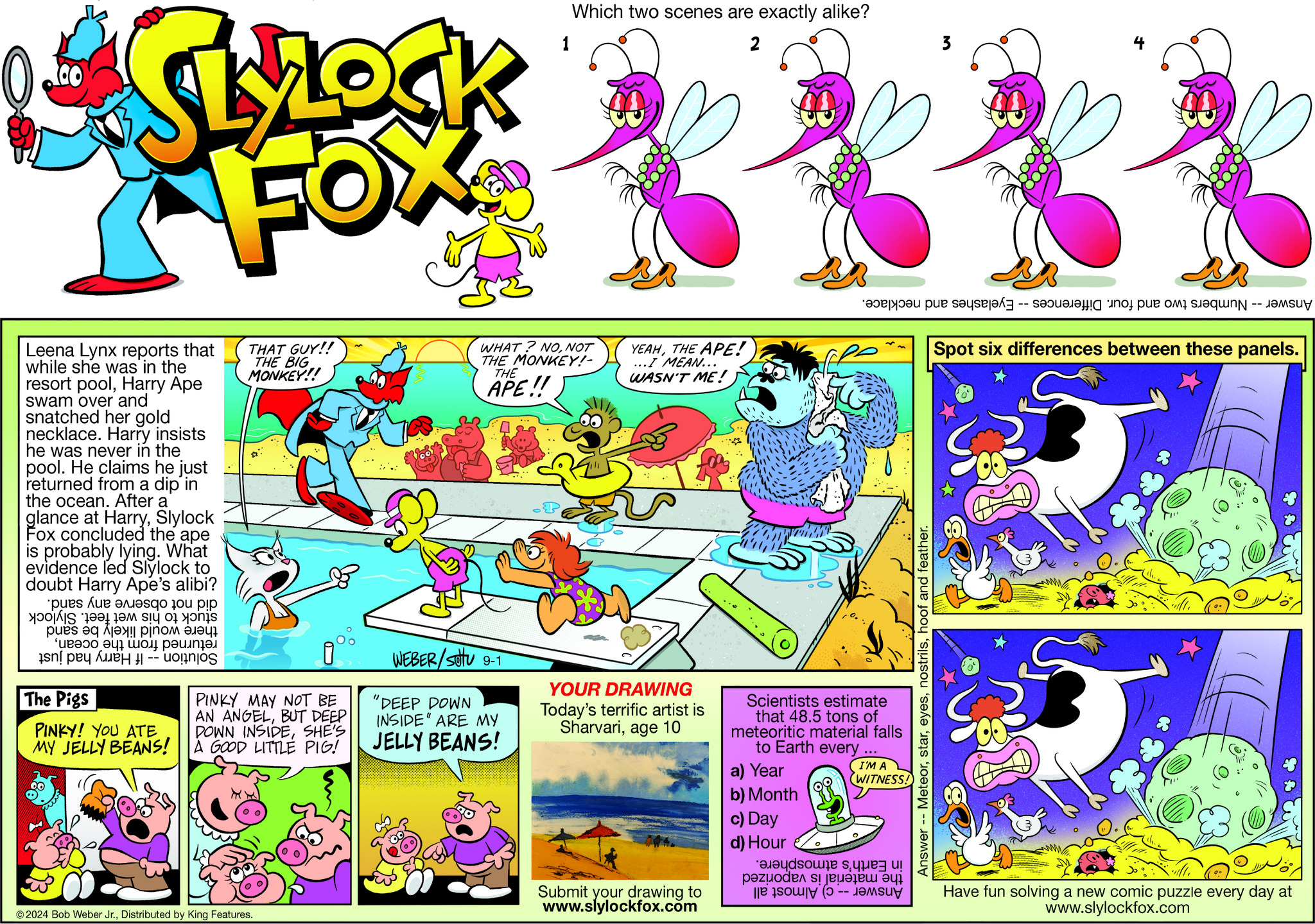 Slylock Fox Comic Strip 2024-09-01 | Comics Kingdom
