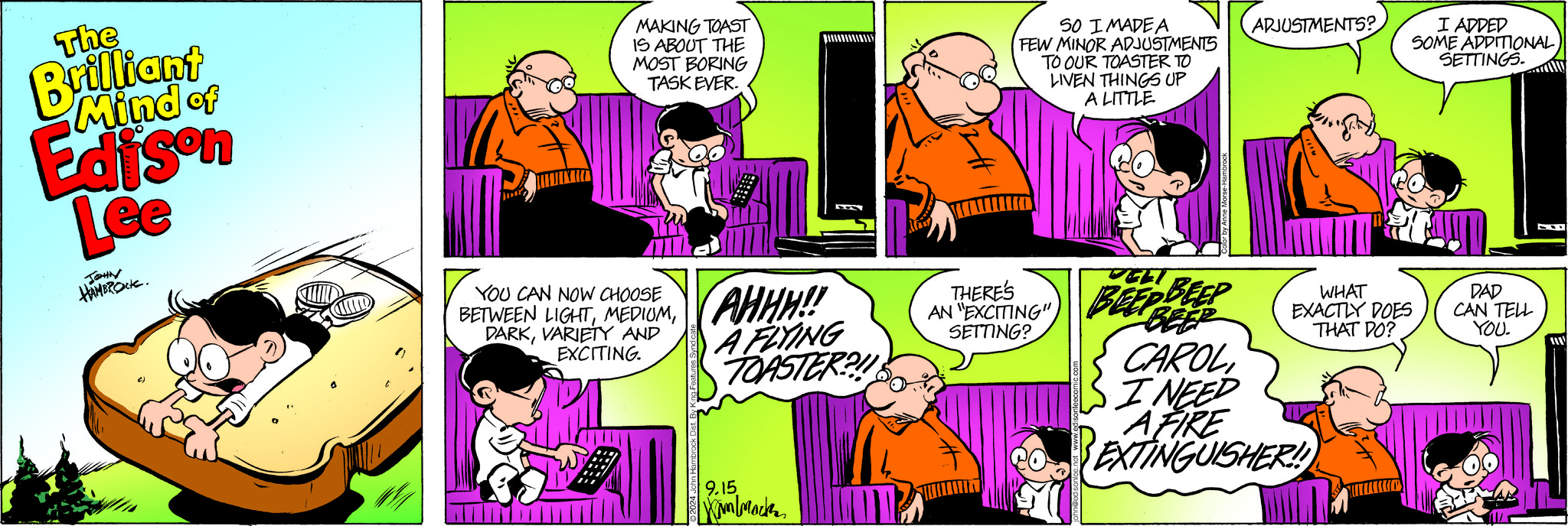 The Brilliant Mind Of Edison Lee Comic Strip 2024-09-15 | Comics Kingdom