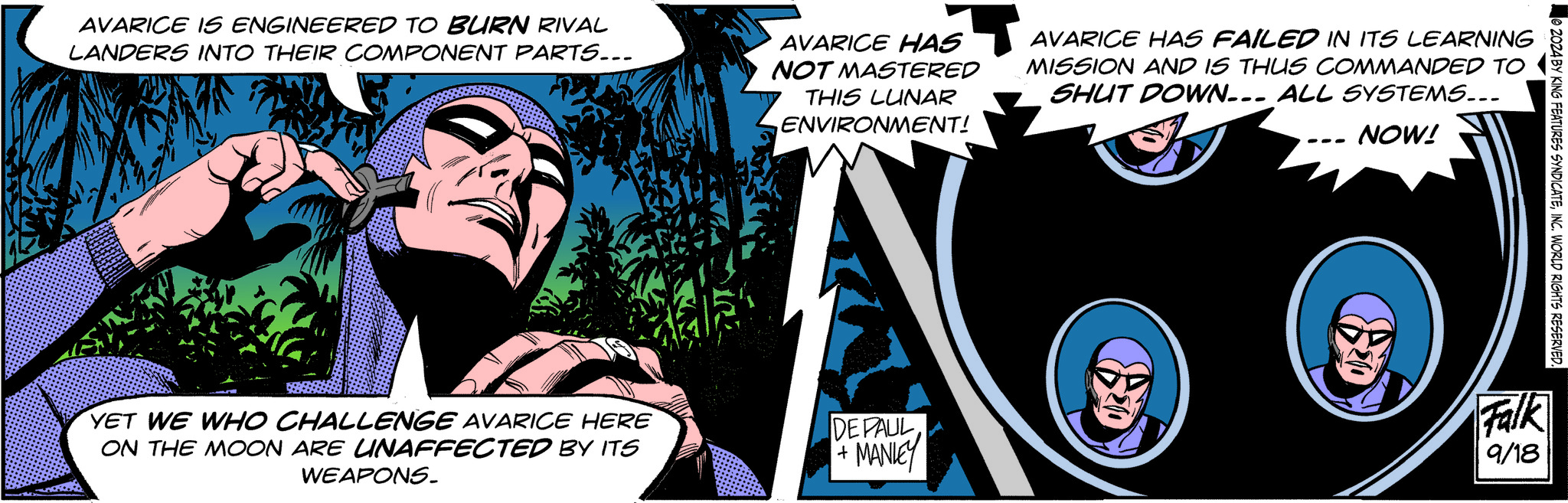 The Phantom Comic Strip 2024-09-18 | Comics Kingdom
