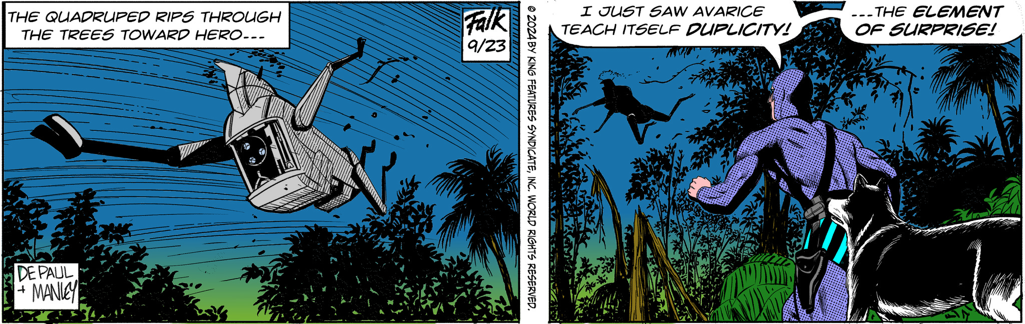 The Phantom Comic Strip 2024-09-23 | Comics Kingdom
