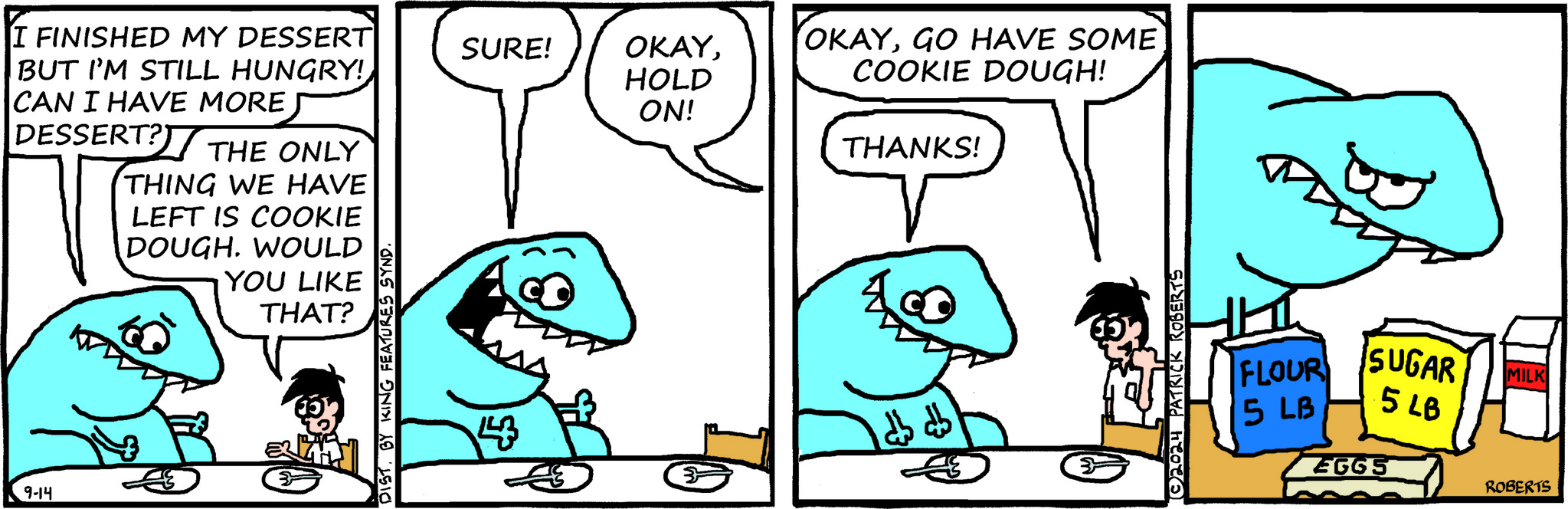 Todd The Dinosaur Comic Strip 2024-09-14 | Comics Kingdom