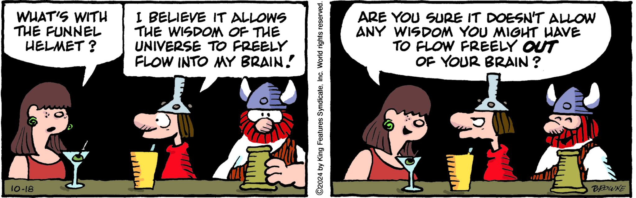 Hagar The Horrible Comic Strip 2024-10-18 | Comics Kingdom