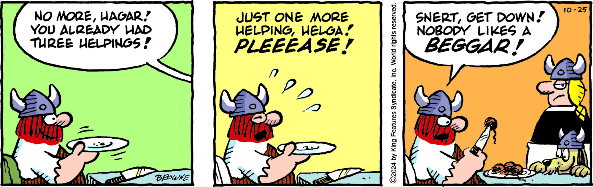 Hagar The Horrible Comic Strip 2024-10-25 | Comics Kingdom