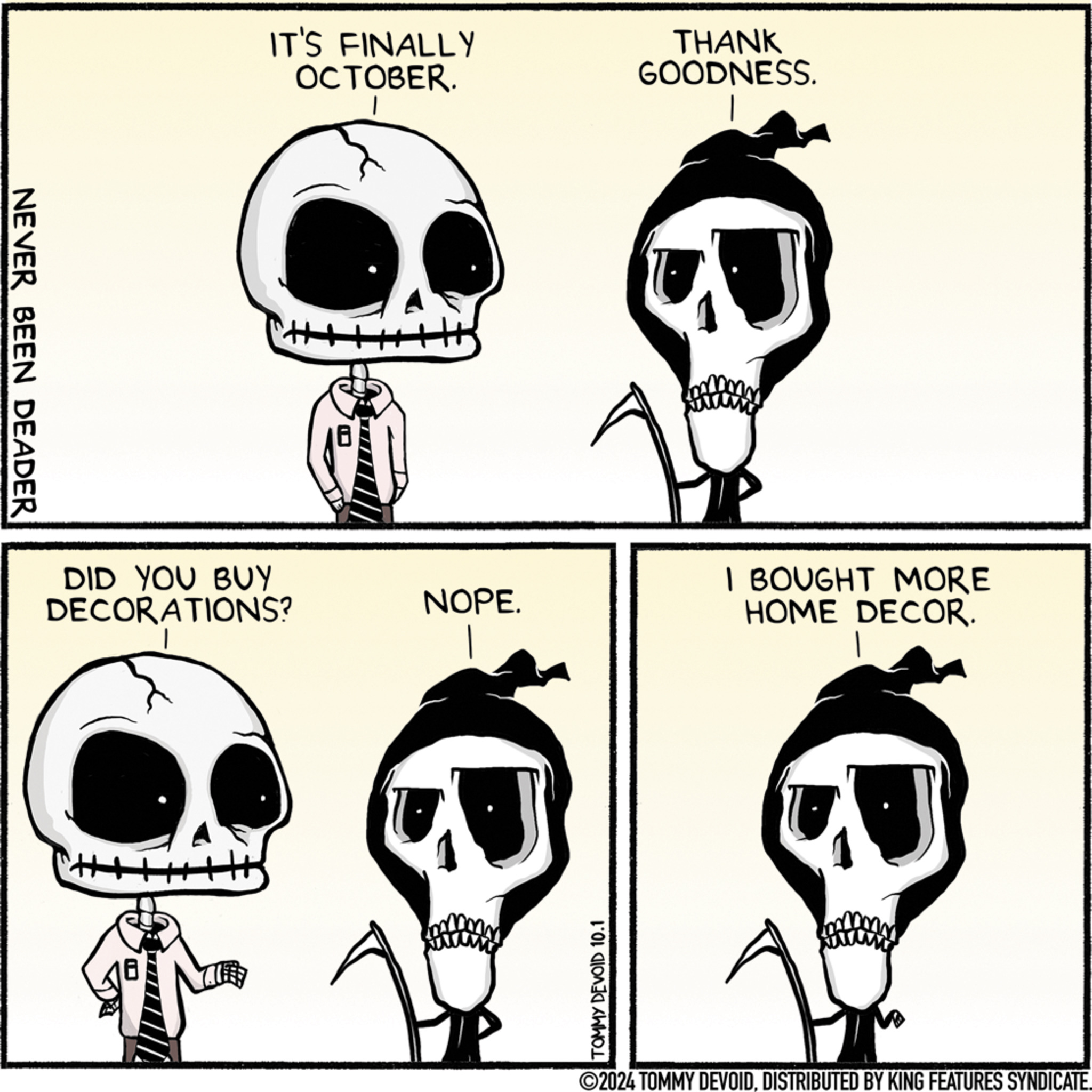 Never Been Deader Comic Strip 2024-10-01 | Comics Kingdom