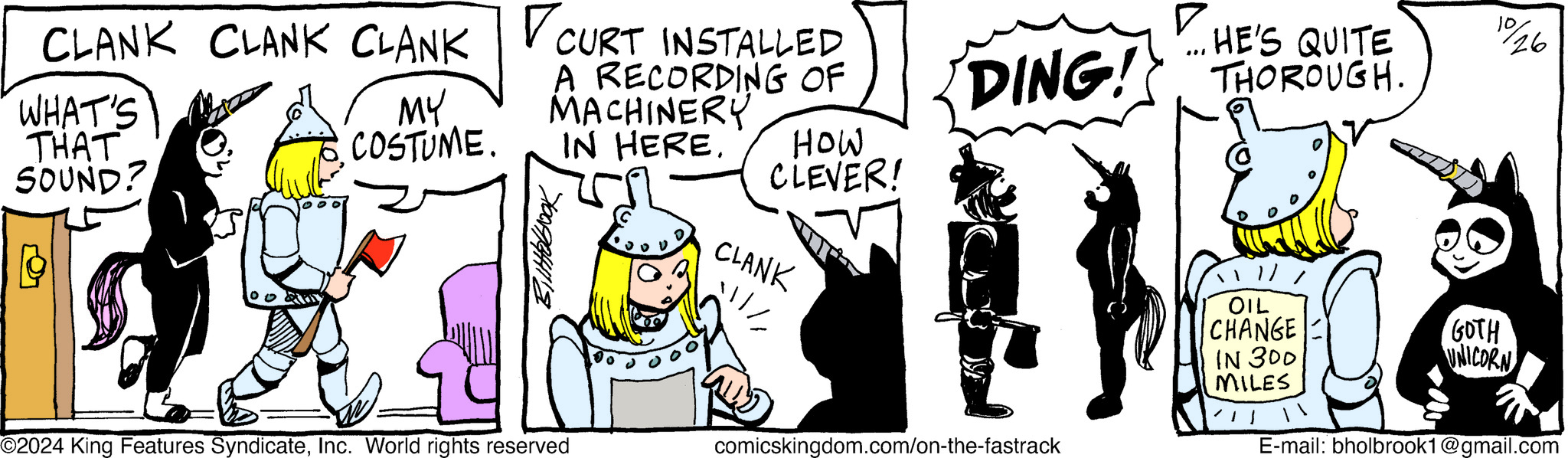 On The Fastrack Comic Strip 2024-10-26 | Comics Kingdom