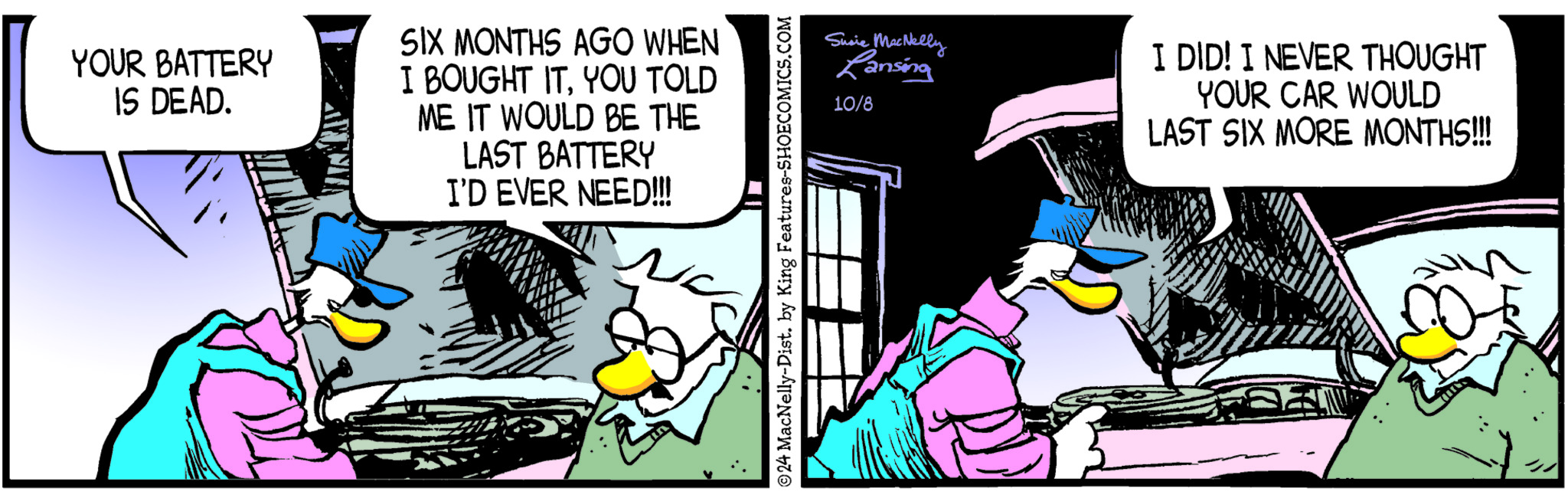 Shoe Comic Strip 2024-10-08 | Comics Kingdom