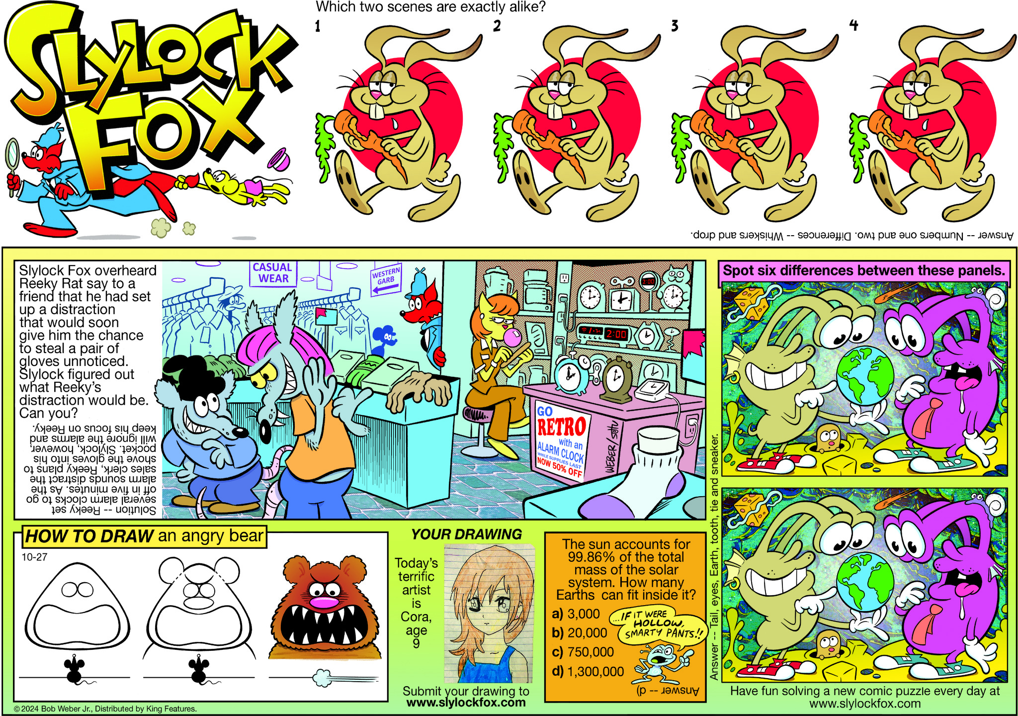 Slylock Fox Comic Strip 2024-10-27 | Comics Kingdom