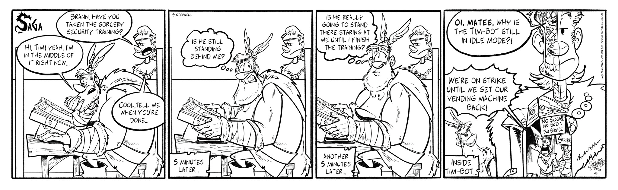 The Saga of Brann Bjornson Comic Strip 2024-10-01 | Comics Kingdom