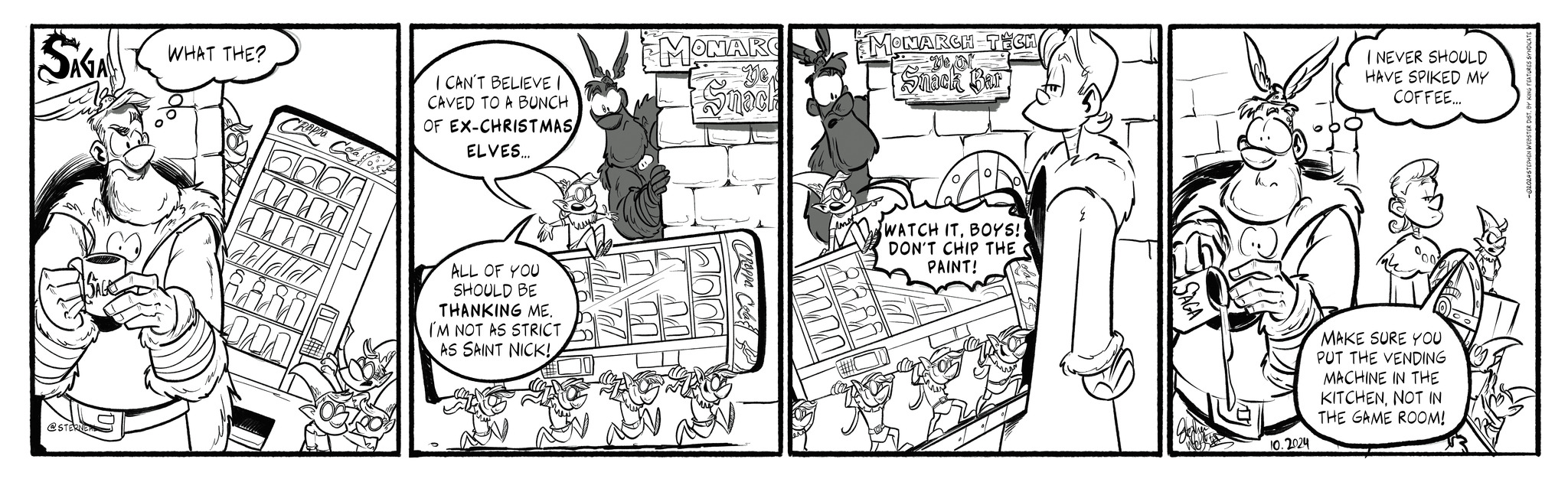 The Saga of Brann Bjornson Comic Strip 2024-10-03 | Comics Kingdom