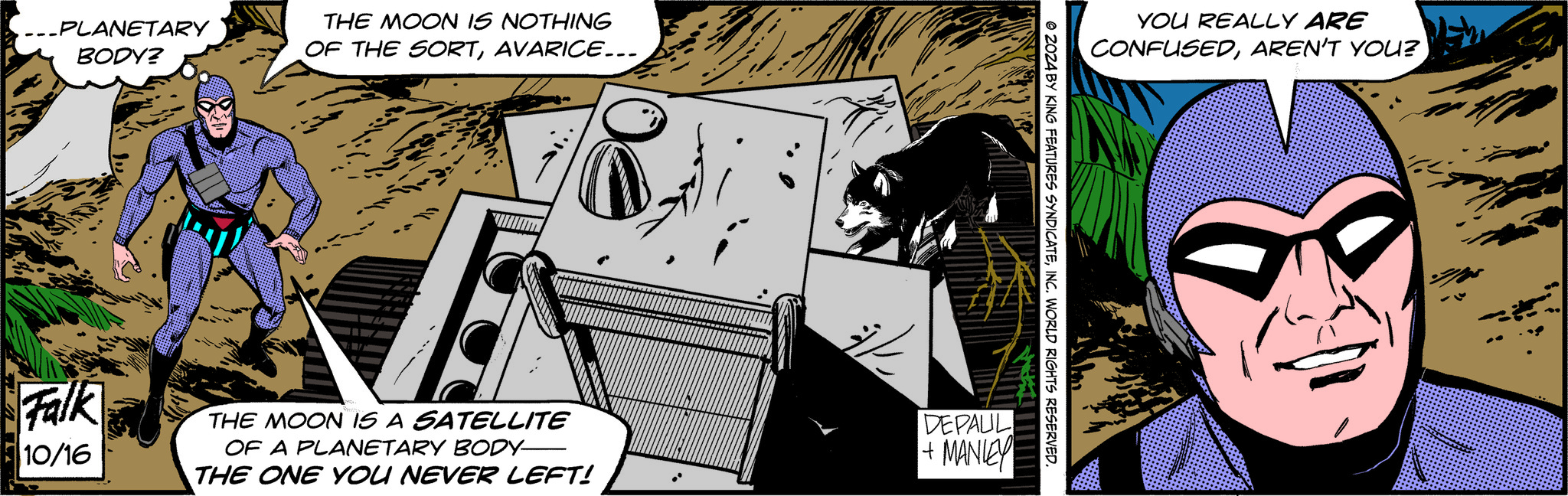 The Phantom Comic Strip 2024-10-16 | Comics Kingdom