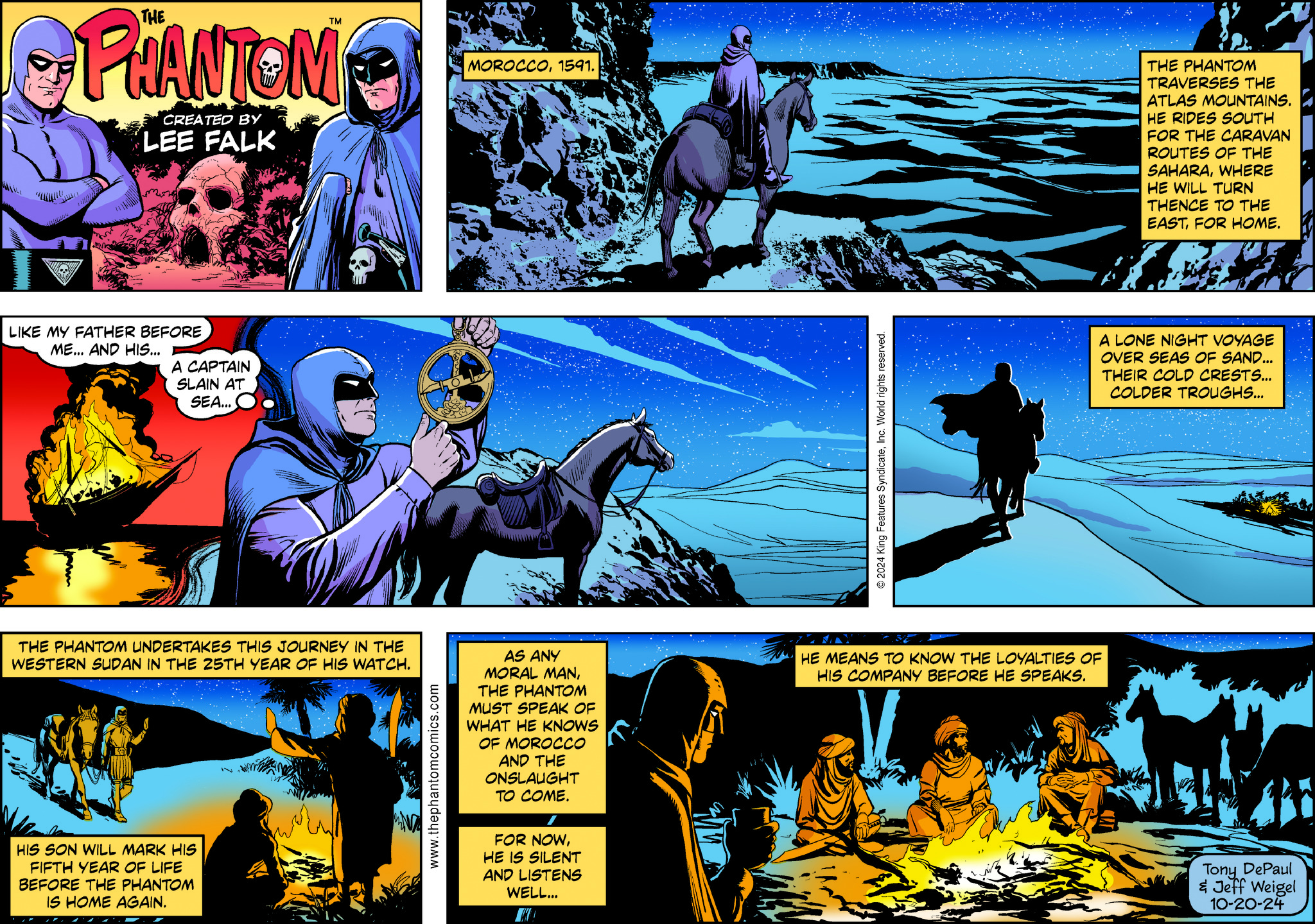 The Phantom Comic Strip 2024-10-20 | Comics Kingdom